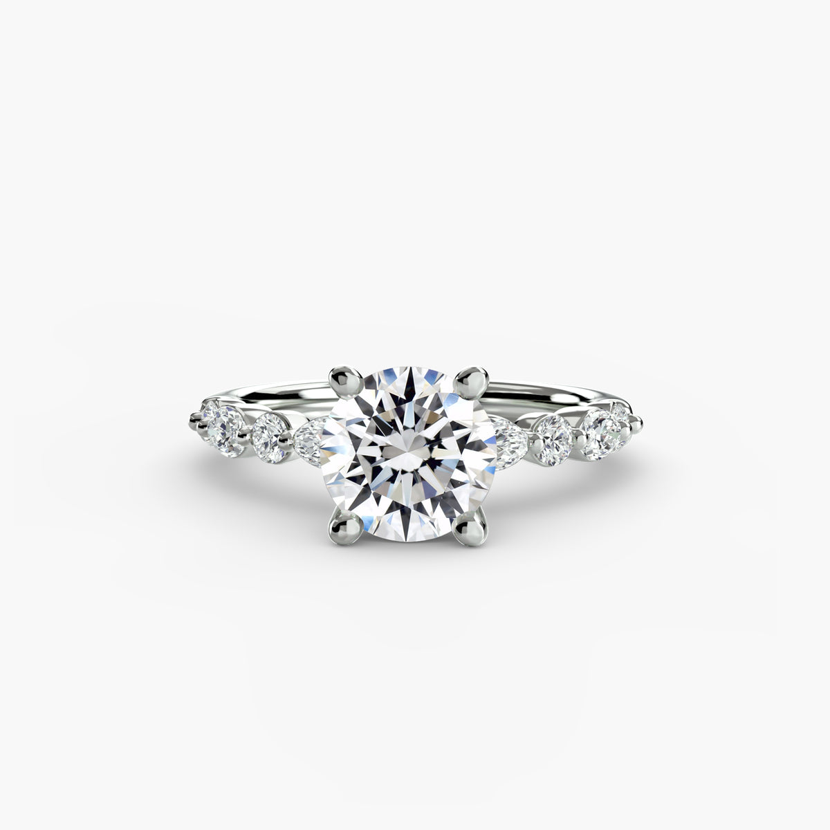 Deco Taper Lab-Grown Diamond Engagement Ring | Jacob Mercari Toronto